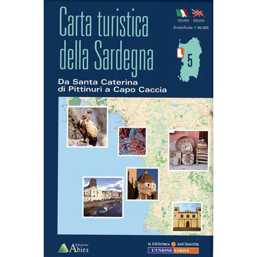 Santa Catherine of Pittinuri to Capo Caccia walking map [5] – Climb Europe