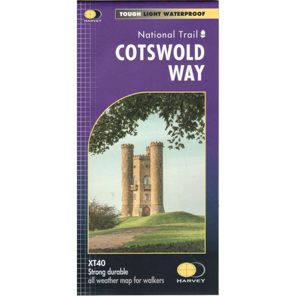 Cotswold Way Map XT40 Harvey Map – Climb Europe