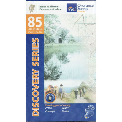 Irish Discovery Map 85, Western Cork and Kerry – Climb Europe