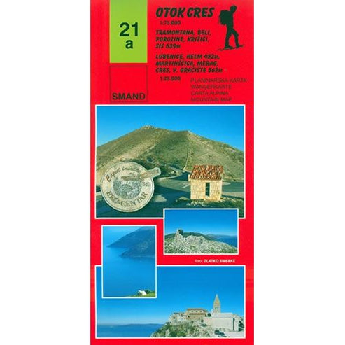Cres Island Walking Map [21a] – Climb Europe
