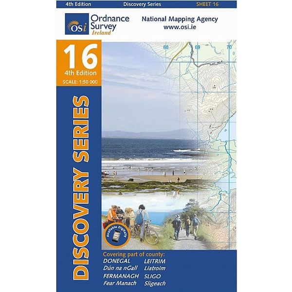 Irish Discovery Map 16, Donegal, Fermanagh, Leitrim and Sligo. – Climb ...