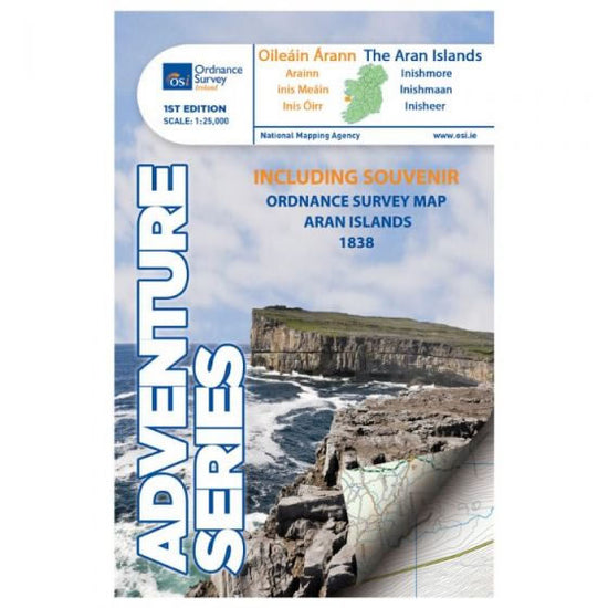 Irish Adventure Map - The Aran Islands – Climb Europe
