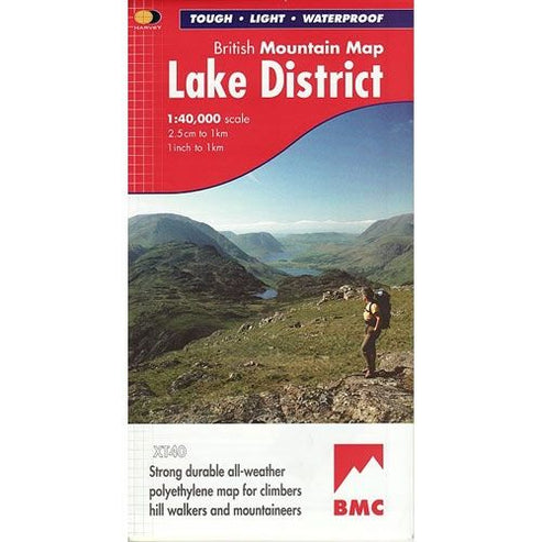 Lake District Mountain Map – Climb Europe