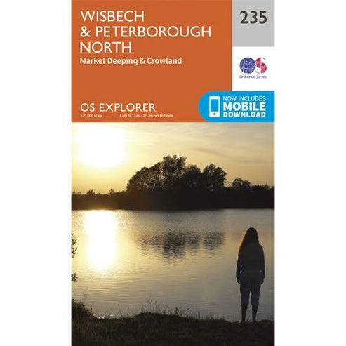 OS Explorer Map 235 - Wisbech and Peterborough North – Climb Europe