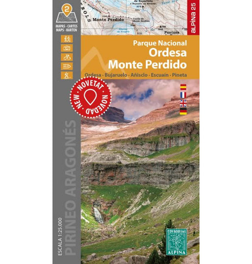 Parque Nacional de Ordesa y Monte Perdido Map – Climb Europe