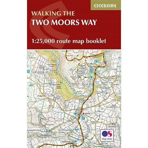 The Two Moors Way Map Booklet – Climb Europe